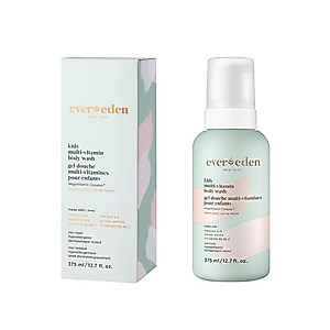 Evereden Multi-Vitamin Kids Body Wash (12.7 fl.oz., Melon Juice): Gentle Kids Body Wash Sensitive Skin Nourishment & Hydration Formula | Clean Non-Toxic Body Wash for Kids |