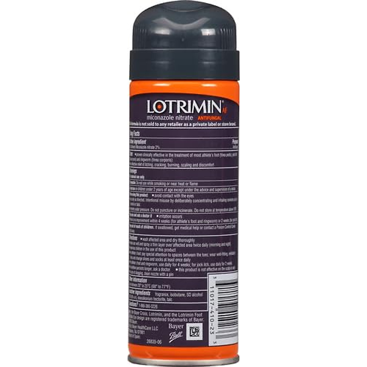 Lotrimin Af Miconazole Nitrate Deodorant Antifungal Powder Spray, 4.6 Ounce