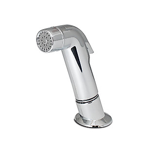 Keeney EBA67WCP Belanger Double Handle Kitchen Faucet with Side Spray 13” x 19”, Polished Chrome