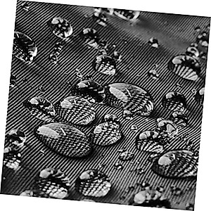 CLISPEED Cm Cloth Patio Anti-Fading Garden UV Fabric Reusable Oxford Household Cover Resistant Height Outdoor Accessories Protector for Furniture Black Wear-Resistant Foldable Round