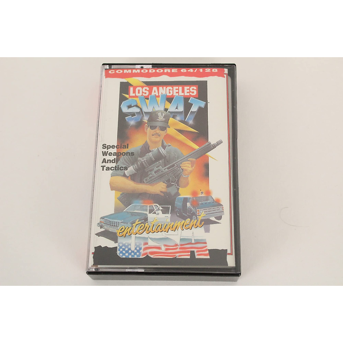 Los Angeles SWAT 1986 (Commodore 64 C64 Mastertronic Video Game Cassette)
