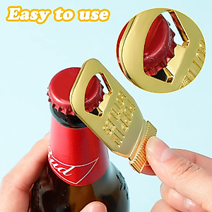 50 Pieces Baby Shower Bottle Opener Popping Bottle Opener Baby Shower Favors Feeder Shaped Bottle Opener for Guests Baby Shower Souvenirs for Baby Shower Wedding Party Favor Decoration Supplies (Blue)