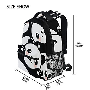 ATTX Panda Backpack for Girls for School Backpacks