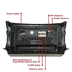 LEXXSON Android 8.1 Car Radio Stereo 10.1 inch Capacitive Touch Screen High Definition GPS Navigation Bluetooth USB Player 1G DDR3 + 16G NAND Memory Flash for Nissan Sentra 2013 2014 2015 2016 2017
