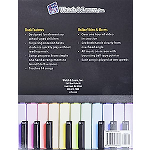 Beginner Piano Lessons for Kids Book: with Online Video & Audio Access