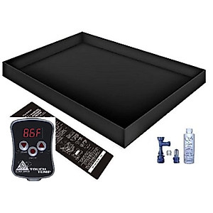 INNOMAX Free Flow WATERBED Mattress/Liner/Digital Heater/Fill Drain/Conditioner KIT (California King 72x84 1FFGT1)