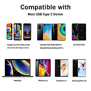 Gsangoo USB C Headphones with Microphone for Samsung Galaxy S22 S23 Ultra A53 S21 S20 FE Earbuds in-Ear Stereo Noise Isolation Wired Type C Earphones for Google Pixel 7 Pro 6a iPad Pro OnePlus 10 Pro