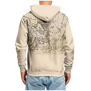 Y2K Hoodie, Men'S Graphic Letter Print Pullover Hoodies Long Sleeve Sweatshirt Tops Mens Pink Hoodie Pullover Men Fashion Devil Hoodie Mgk Trendy For 2023 Hoodie (L, Khaki)