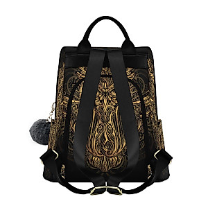 ALAZA Beautiful Owl Boho Women Backpack Anti Theft Back Pack Shoulder Fashion Bag Purse