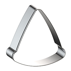 Pizza Slice Cookie Cutter Set Assorted Sizes - 5", 4", 3", 2" - 4 Piece Food Cookie Cutter - Stainless Steel