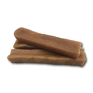 Top Dog Chews – Large/XL Himalayan Yak Cheese for Dogs, 100% Natural & Long-Lasting Dog Treats, Gluten Free & Digestible Cheese Sticks, Sold by The Pound (1LB, ~3 Dog Chews)