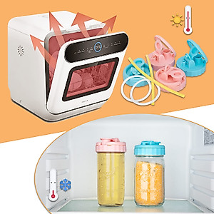 Mason Jar Lids, Wide Mouth Flip Cap Mason Lids with Straw Reusable Drinking Canning Lids Leak-proof Airtight Seal Easy Pouring Spout for Milk Coffee Lemonade Salad Dressings(Pink, Blue, 2)