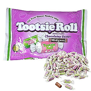 Tootsie Roll Chocolatey Midgees Easter Candy, 50 Count, 12 oz Bag