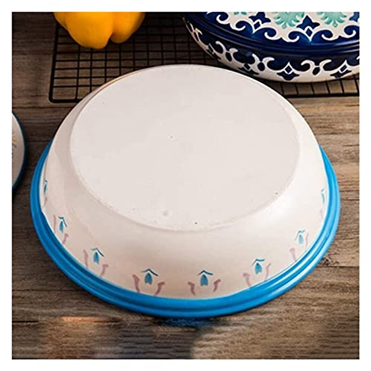 Hand Painted TagineCooking Pot Natural Tagine Casserole Pot Cooking Pot For Cooking And Stew Casserole Slow Cooker Compatible 22.5.29