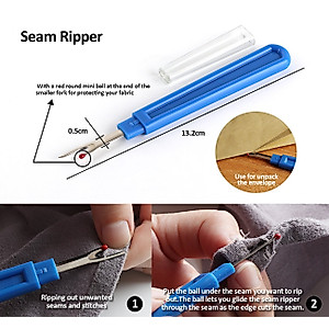 ilauke 36Pcs Bobbins Sewing Thread with Bobbin Case, Size A Prewound Sewing Bobbins, Polyester Thread Compatible for Brother/Singer/Babylock/Janome/Elna Embroidery Machine