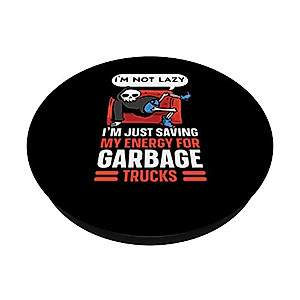 Garbage Truck Trash Collector Recycling Waste Management PopSockets Swappable PopGrip
