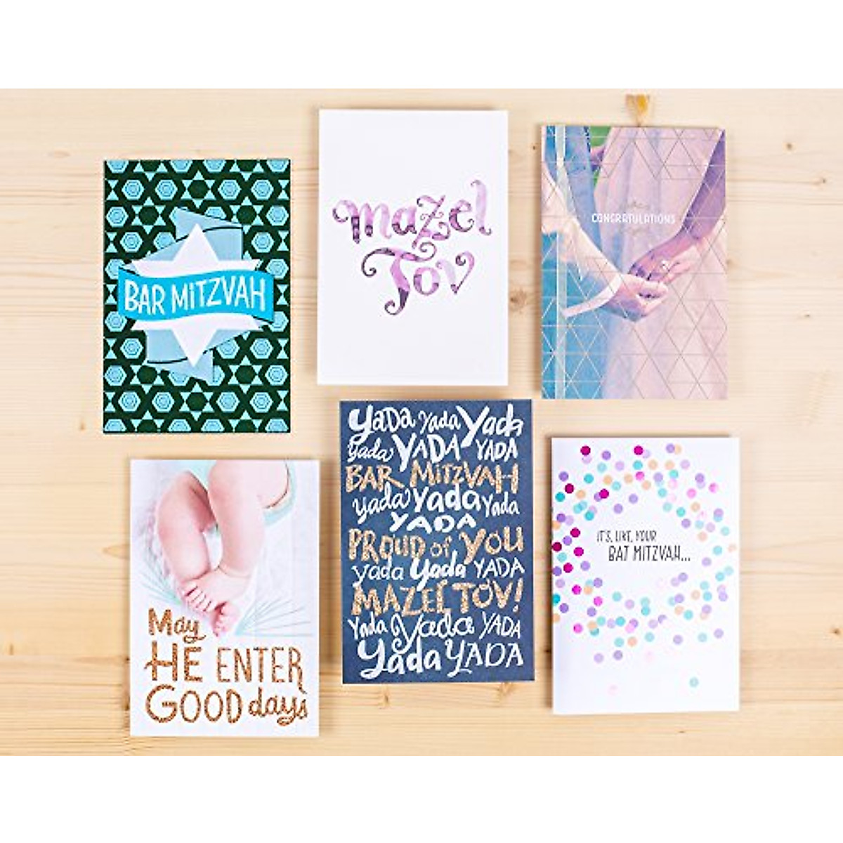 Hallmark Tree of Life Congratulations Card (Watercolor Mazel)