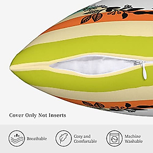 KPSheng Personalized Floral Pillow 5 Designs Flower Pillow with Name Custom Name Throw Pillow Covers for Sofa Living Room Gifts for Girls, Mother's Day Birthday Gift idea