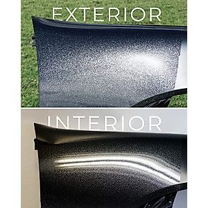 VViViD+ Ultra Gloss Metallic Premium Vinyl Car Wrap Film (1ft x 5ft, Gloss Heavy Metal Black)