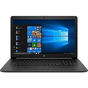 HP 2019 17.3" HD+ Flagship Home & Business Laptop, Intel Quad Core i5-8265U Processor Upto 3.9GHz, 8GB RAM, 256GB SSD, DVD-RW, WiFi, HDMI, GbE LAN, Bluetooth, Windows 10, Black