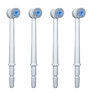 TB100E Replacement Toothbrush Tips Compatible with Waterpik Dental Water Jet WP100 WP300 WP450 WP672 WP660 WP260 Generic Toothbrush Heads for Waterpik Flossers fit Waterpik Brush Flosser Head