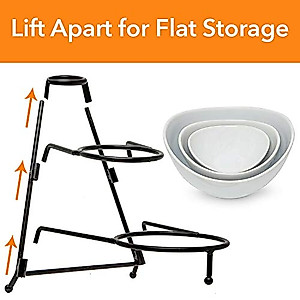 Gibson 92702.04 Server Set, 3 Tier, Black