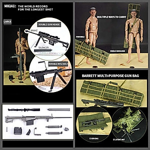 YEIBOBO ! Highly Detail Special Forces 12inch Action Figure SWAT Team (Sniper - All Terrain)