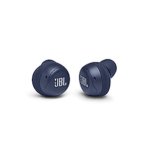 JBL Live Free NC+ - True Wireless in-Ear Noise Cancelling Bluetooth Headphones with Active Noise Cancelling, Microphone, Up to 21H Battery, Wireless Charging (Blue) (Renewed)