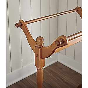 Powell Furniture Boonie Oak Finished Blanket/Quilt Rack by Powell