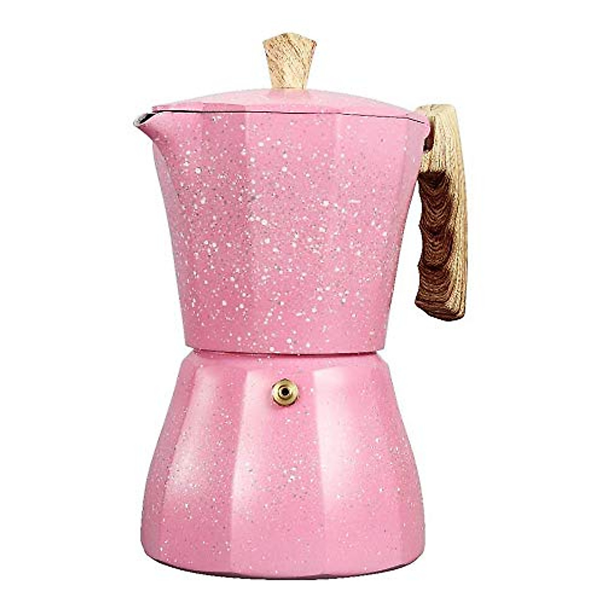 WSNM Latte Mocha Coffee Maker Italian Moka Espresso Cafeteira Percolator Pot Stovetop Coffee Maker 300Ml Pink