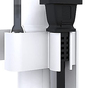 DODAMOUR 2 Pack Wall Mount Curling Iron Holder, Hair Curler Storage Organizer Stand, Hairdressing Hanging Rack for Flat Irons, Curling Wands, Hair Straighteners, Combs (White)