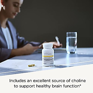 Integrative Therapeutics - Active B-Complex - Cellular Energy Production*- with 8 B-Vitamins, Vitamin B12, Folate, Choline - 60 Capsules