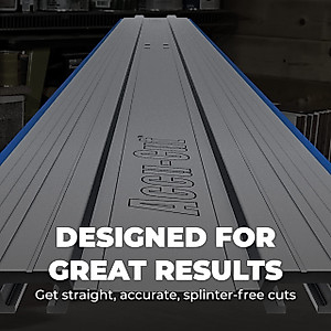 Kreg KMA3700 Accu-Cut XL - Track Saw Guide - With Universal Sled - Make Cross-, Rip- & Angled-Cuts Easily - Straight Cut Guide Track System - Circular Saw Track Guide