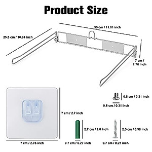 LUJUE Bag Holder for Plastic Bags, Plastic Bag Holder, T-Shirt Bag Rack, T Shirt Bags Holder for T Shirt Bags, Hanging Bag Holder