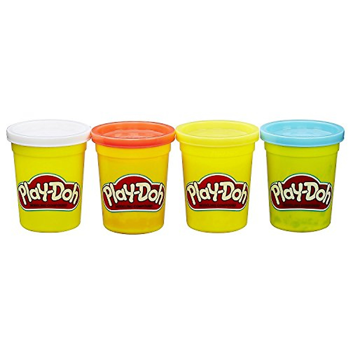 Play-Doh HASB5517BAMZ 4-Pack of Colors Gift Set Bundle (12 Cans-48 Oz)