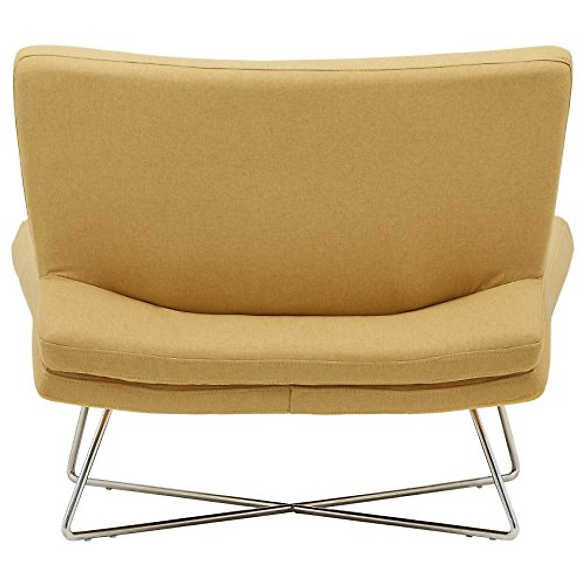 Amazon Brand – Rivet Farr Lotus Accent Chair, 39.8"W, Canary