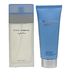 Dolce & Gabbana (dopg8) Dolce & Gabbana Light Blue 2 Pc. Gift Set for Women | Edt 3oz + Body Crφme 3oz for Women By Dolce & Gabbana, 3fl Oz