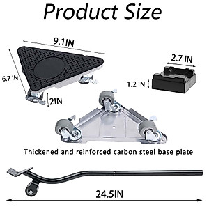 Furniture Movers with Wheels, Heavy Duty Furniture Lifter Movers Tool Set,1320 LBs Load Capacity,for Moving Sofa, Cabinet, Refrigerator.