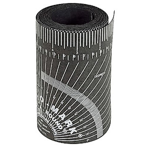 Jackson Safety Flexible Wrap-A-Round Pipe Marking Tool, 4" to 12" Pipe Diameter, Black, XL, 14754