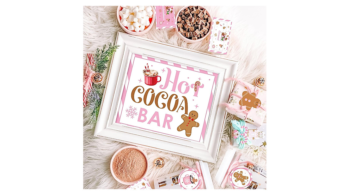 Hot Cocoa Bar Kit for Winter & Christmas Parties