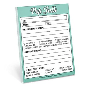 Knock Knock Pep Talk Nifty Note Pad (12073)
