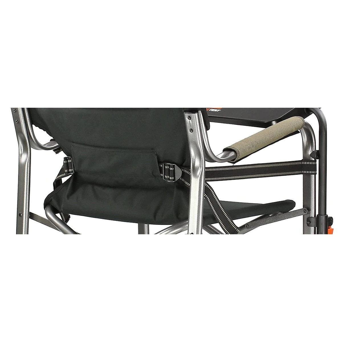 OzTent Gecko Camping Chair with Lumbar Support and Swivel Table