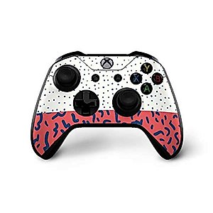 Skinit Decal Gaming Skin Compatible with Xbox One X Controller - Officially Licensed Skinit Originally Designed Polka Dot Split Design