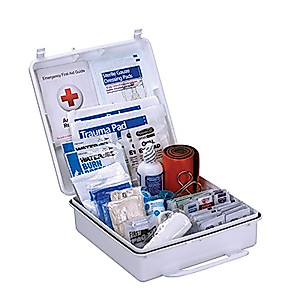 First Aid Only 90566 Bulk ANSI B 50-Person Emergency First Aid Kit for Office, Home, and Worksites, 199 Pieces