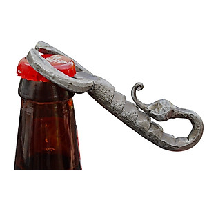 Scorpion Hand Forged Iron Beer Bottle Opener - Handmade by Evvy Functional Art