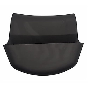 Handy Housewares Sink Caddy Saddle Flexible Sponge Holder - Fits Any Standard Double Kitchen Sink - Black (1 Pack)