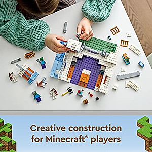 LEGO Minecraft The Ice Castle 21186 Building Toy Set for Kids, Girls,and Boys Ages 8+(499 Pieces)