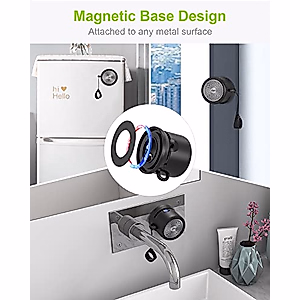 EWA Magnetic Silicone Case A106 Pro Portable Bluetooth Speaker for Shower, Room, Bike, Car (Black)