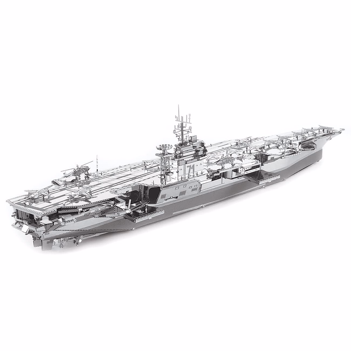 Fascinations Metal Earth ICONX USS Theodore Roosevelt CVN-71 3D Metal Model Kit