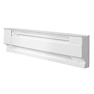 Cadet F Series 30" Electric Baseboard Heater (Model: 2F500-1W Part: 05530), 1710 BTU, 120 Volt, 500 Watt, White